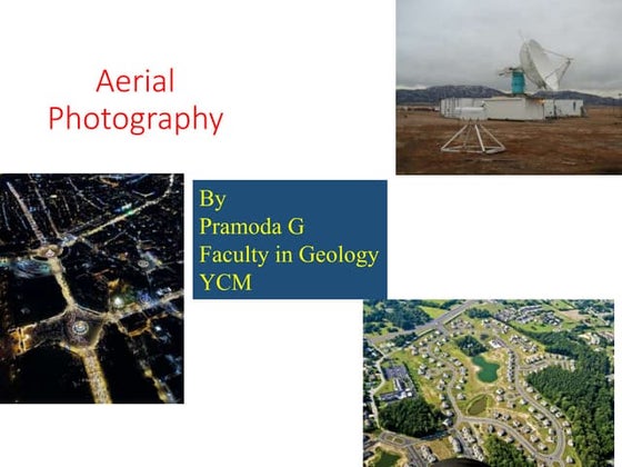 UNIT-1 Types and Acquisition of Aerial Photographs.pptx | Photography ...