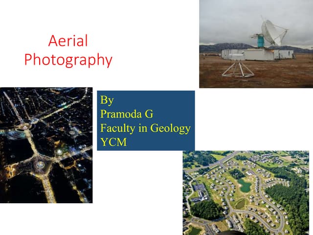 Types of aerial photographs | PPTX