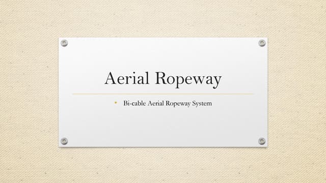 DIRECT ROPE HAULAGE SYSTEM IN MINING | PDF