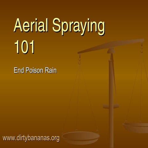 Aerial spraying 101 | PPT