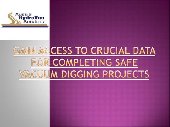 Project Approach - Potholing & Locating | PDF | Developmental Sites ...