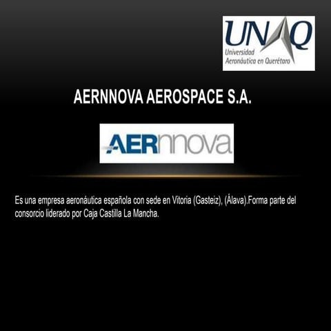 Aernnova aerospace | PPTX