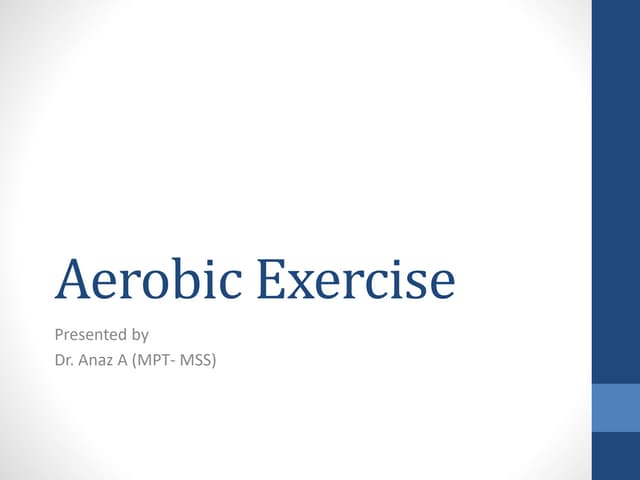 Principles of exercise training and application | PPTX