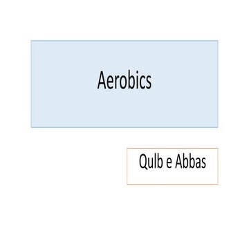 Aerobics | PPTX