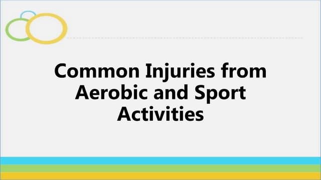 Sports injury management | PPT