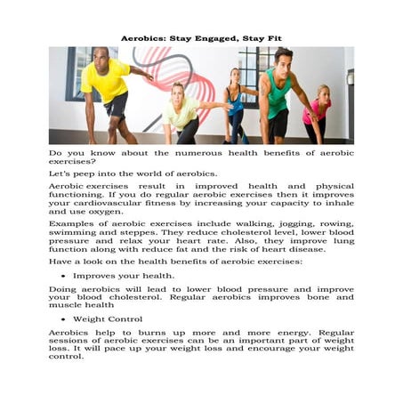Aerobics exercise | PDF