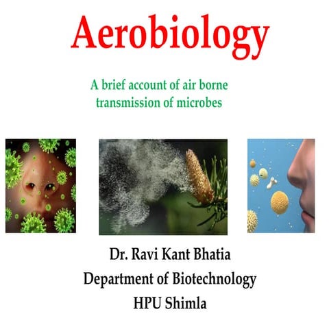 Aerobiology Historical Aspect and Introduction | PDF