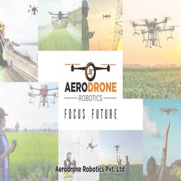 AeroDrone Robotics Your Gateway to Drone Training!! | PPT