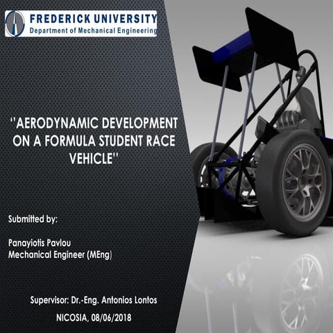 Aerodynamic Development on a Formula Student Race Vehicle | PDF