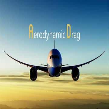 Fluid Mechanics - Aerodynamic Drag | PPTX | Physics | Science