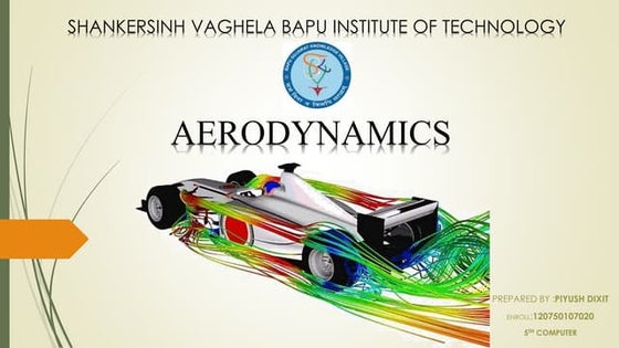 Aerodynamic | PPTX | Physics | Science