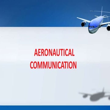 Aeronautical Communication | PPTX