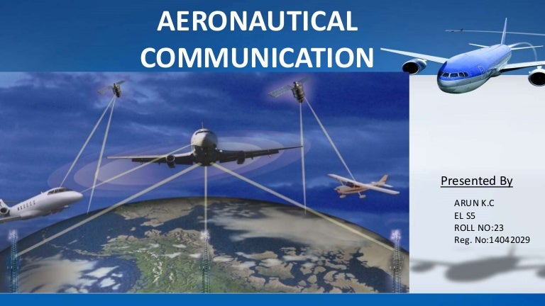 Aeronautical communication seminar presentation
