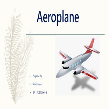Aeroplane | PPTX