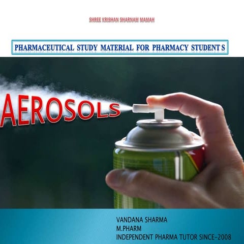 Aerosol | PPTX | Lung and Respiratory Health | Diseases and Conditions