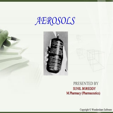 Aerosols | PPT