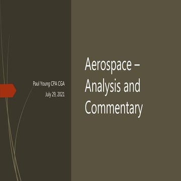 Aerospace| Commentary and Analysis | PPTX