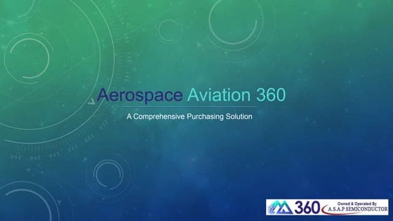 Aerospace orbit leader in aerospace parts | PPT