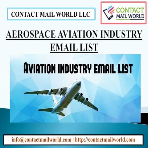 AEROSPACE AVIATION INDUSTRY EMAIL LIST | PPTX