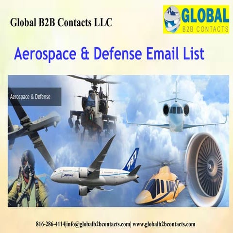 Aerospace & defense email list | PPT