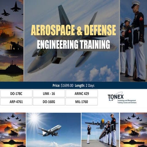 Aerospace And Defense Engineering Training Tonex Training Ppt