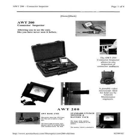 Aerotech awt 200 | PDF