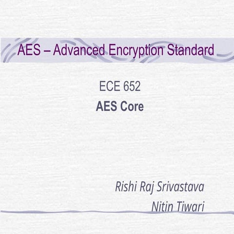 AES advance encryption algorithim in.ppt