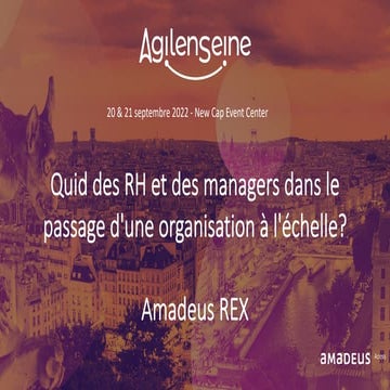 Quid des RH et des managers dans le passage d’une organisation à l ...