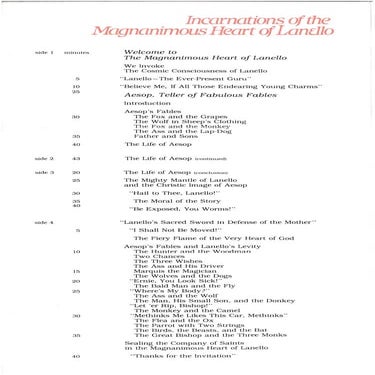 The Summit Lighthouse: Aesop teller of fabulous tales liner notes 2 ...