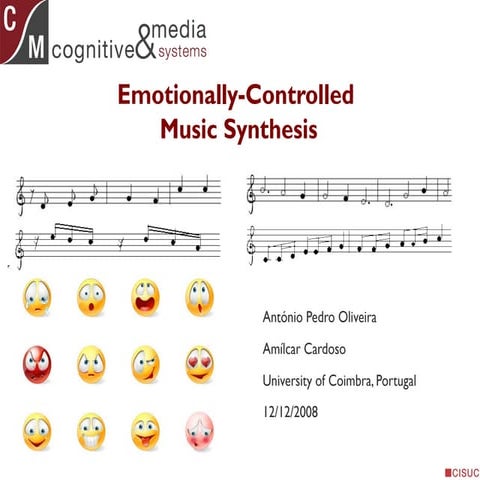 Emotionally-Controlled Music Synthesis | PPT