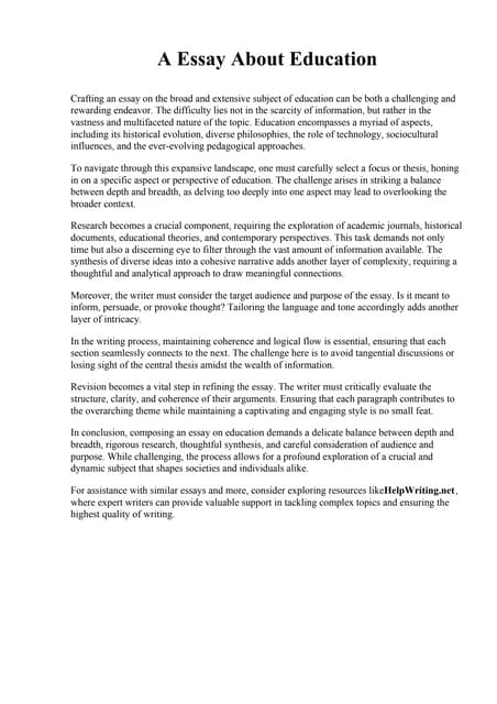 Teaching Definition Essay | PDF