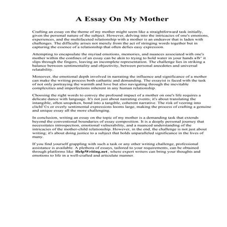 Love Of Mother Essay.pdf