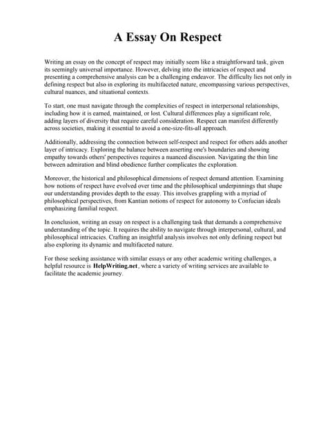 Respect Definition Essay.pdf