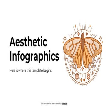 aesthetic infographics slidego here is where this template begins | PPT