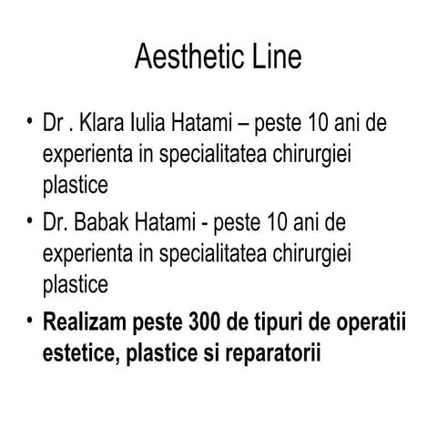 Aesthetic line | PPT