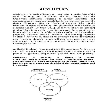 Aesthetics | DOCX