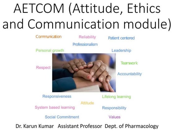 AETCOM module: Bioethics for Undergraduate Medical Students | PDF