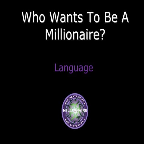 Millionaire Template | PPT