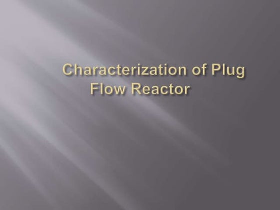 Tubular reactor | PPT