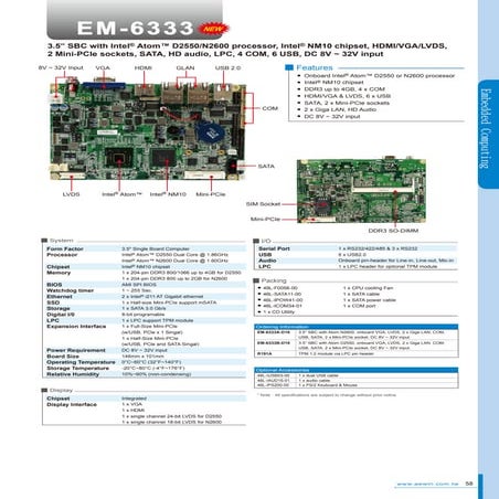 10 inch Intel Atom N2600 Industrial Fanless Touch Screen Panel PC (EB ...