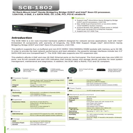 Aewin network security appliance network management platform_scb1802 ...