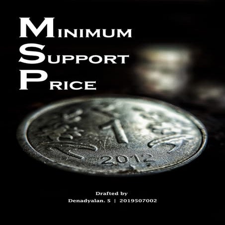 MSP-Minimum support prize | PDF
