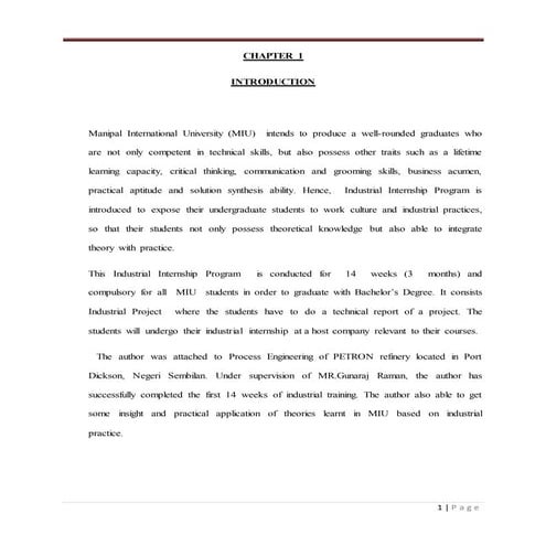 final intern report | DOCX