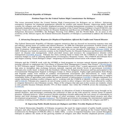 UNHCR Global Report 2005 - Ethiopia | PDF