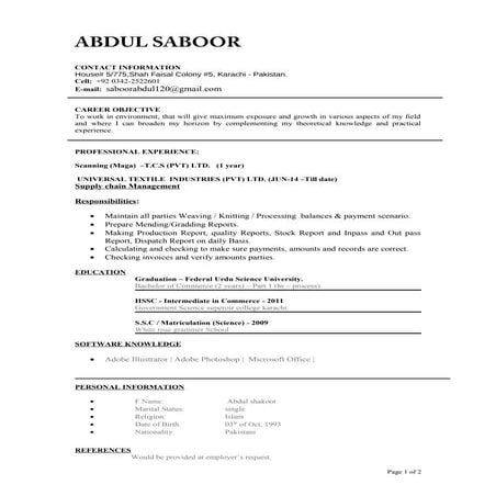 ARUN KALRA Resume | DOC