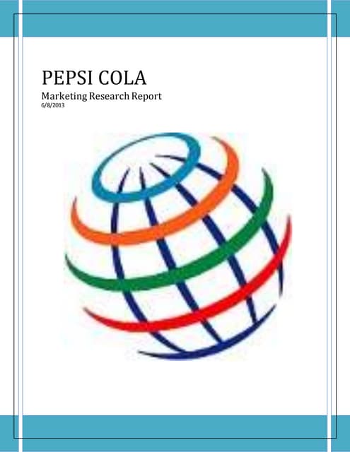 Product Life Cycle Of Pepsi | PPTX