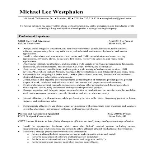 Jason Limoges Resume | DOC