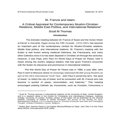 St.Francis.Heytyrop.Penult.Version.4__ | PDF | Islam | Religion ...