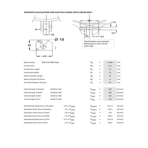 A f2445 swing bolt calc | PDF