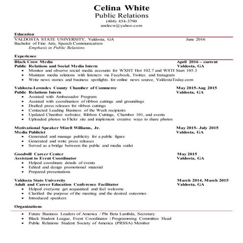 Emma Heinz Resume | PDF